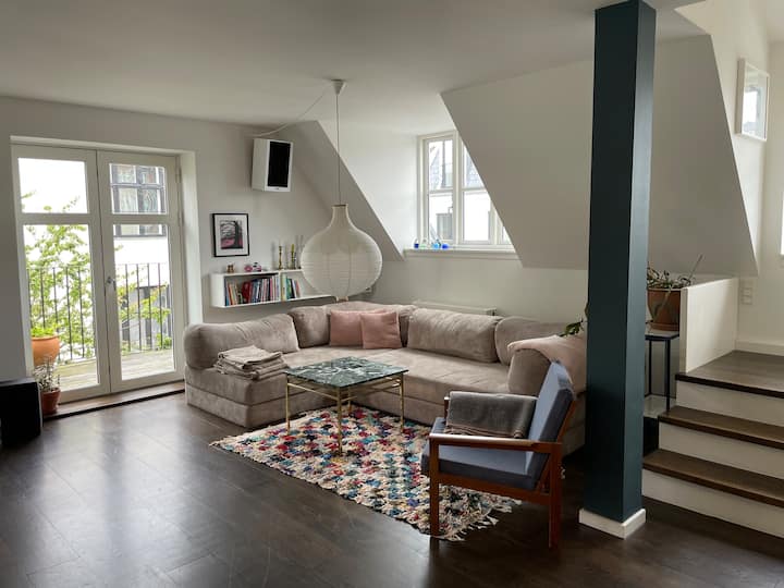 Unique Penthouse W/ Rooftop Terrace And Balcony - Copenhagen