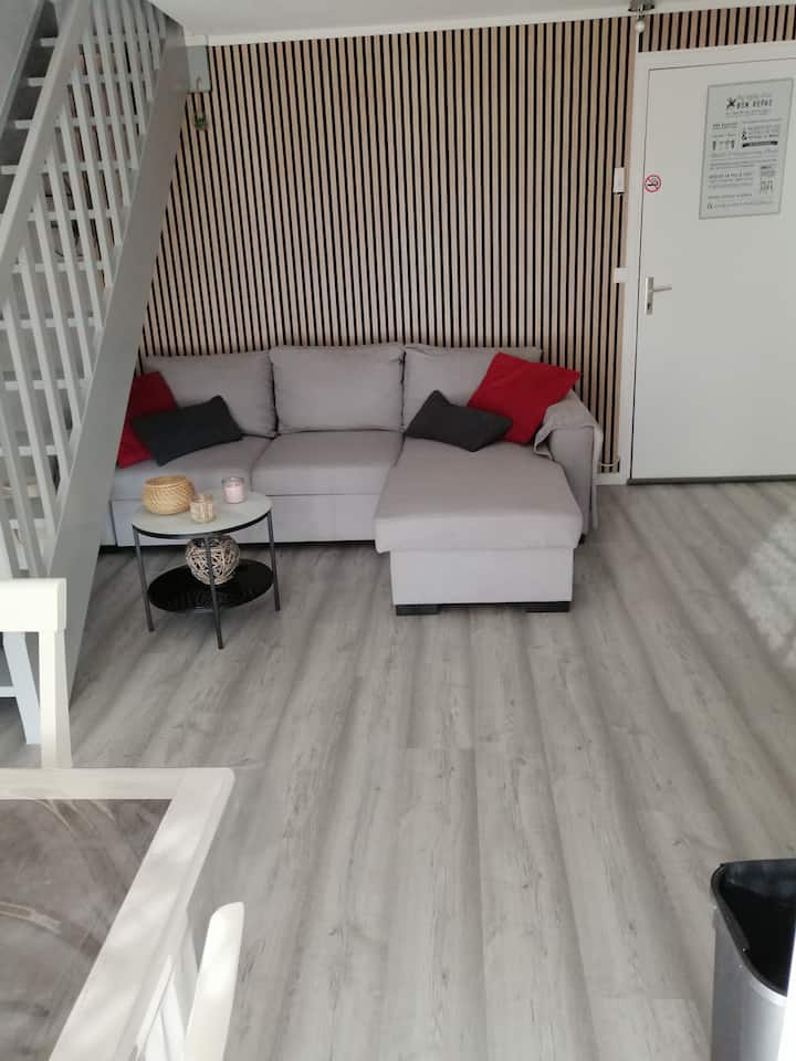 Appartement Climatisé Duplex 6p 250 M Plage - Agde