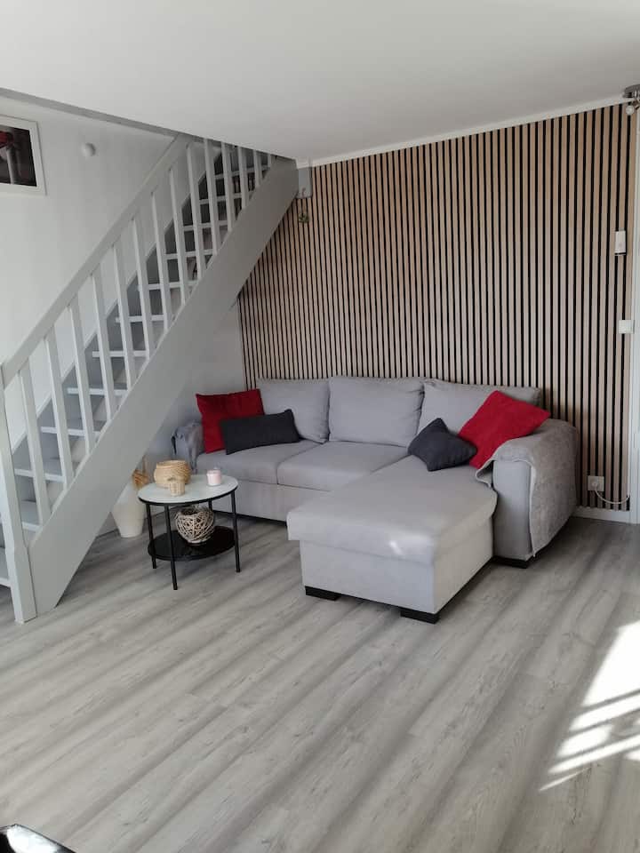 Appartement Climatisé Duplex 6p 250 M Plage - Agde