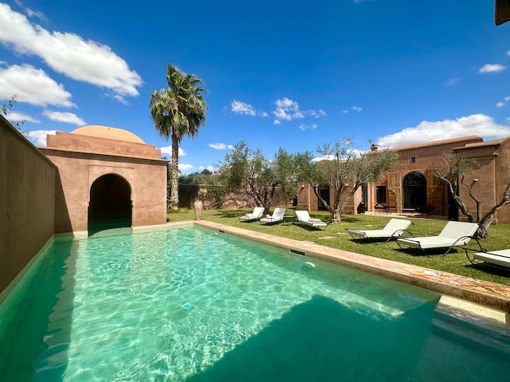Villa 6 Pers Avec Piscine Privée Et Gouvernante - Marocco