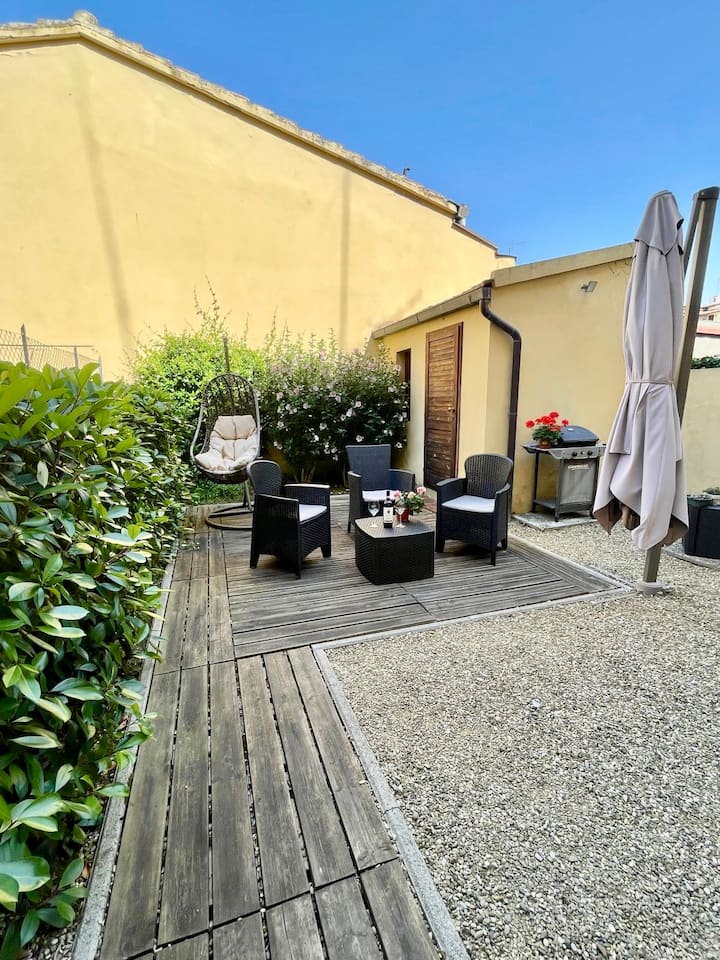 Charming Apt W/private Garden In Central Florence - Florence