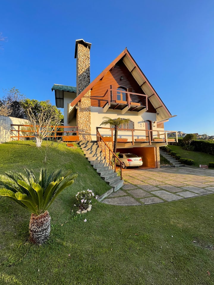 5ª Noite Grátis! Casa Incrível Com Vista Infinita - Campos do Jordão