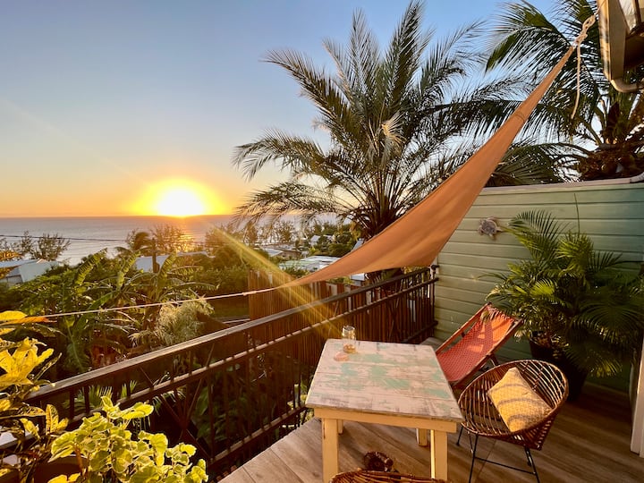 Ocean Suite Belle Vue Mer,  Piscine, Lagon à 200m - Saint-Leu