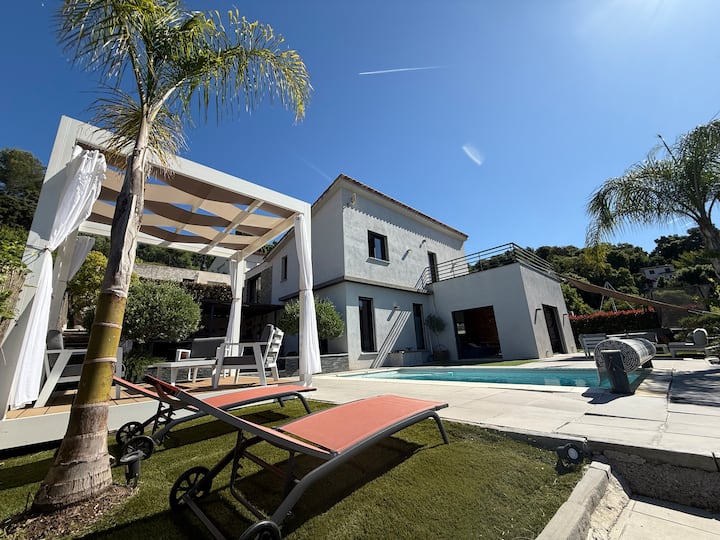 Maison Moderne 140 M2 Avec Piscine + Borne 7kw - Mandelieu-La Napoule