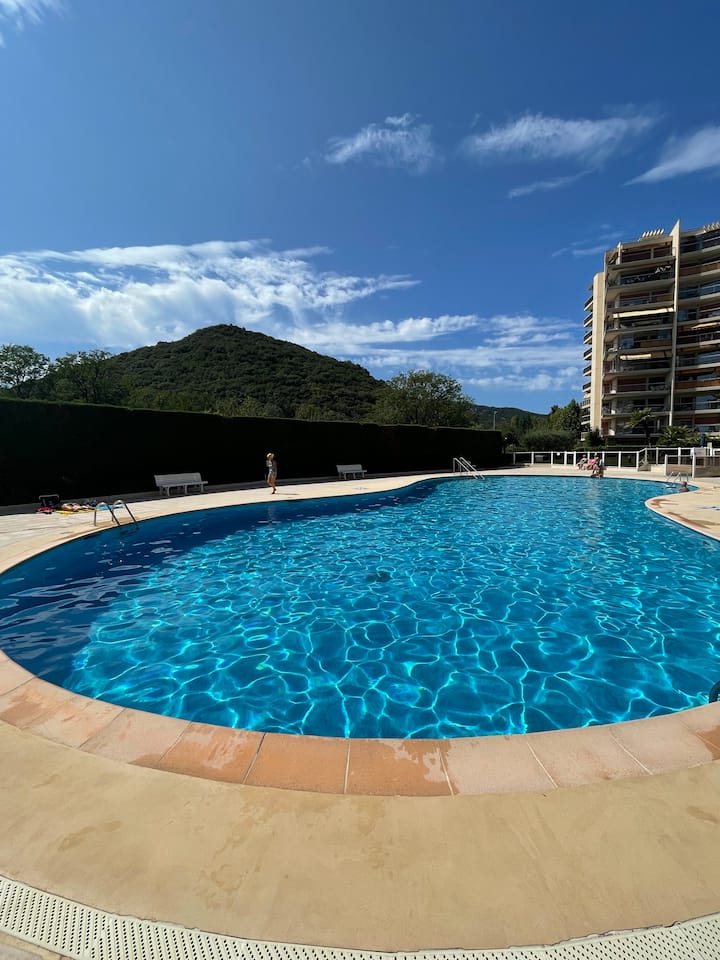 Mandelieu 2pterrasse Piscine, Parking Proche Plage - Mandelieu-la-Napoule