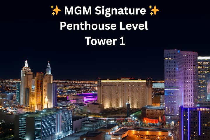 ★The Signature Mgm Penthouse★ Balcony Strip View - ラス・ベガス・ストリップ, NV