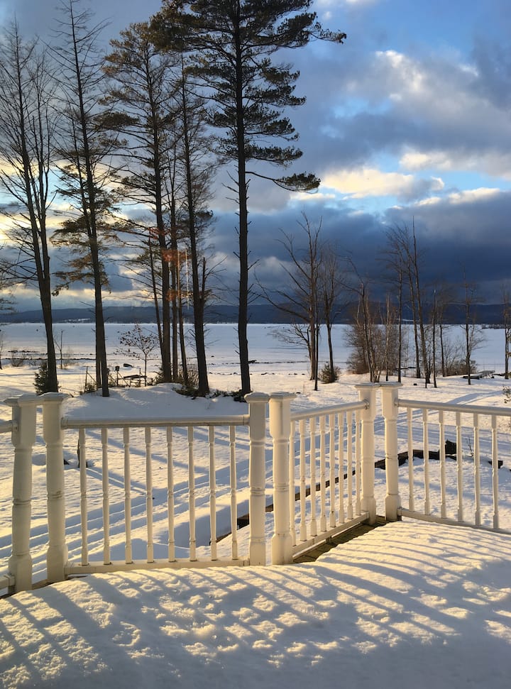 Island View Family+lake+private+beach+firepit+wifi - Saratoga, NY