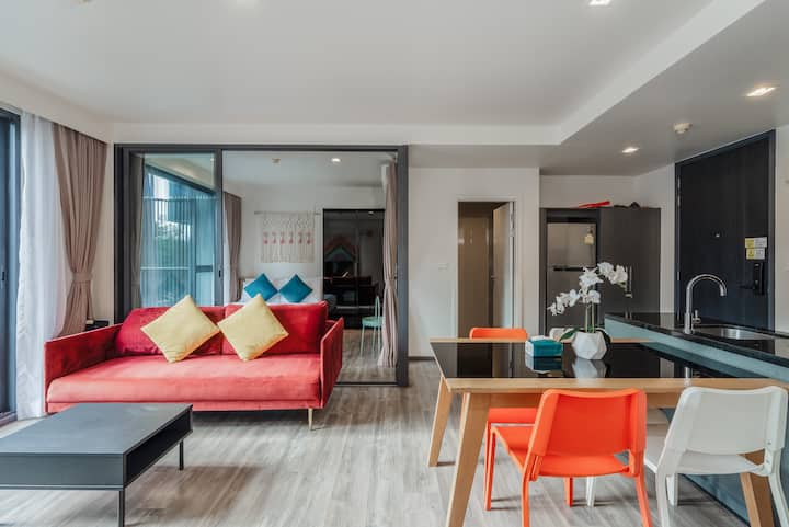 Patong Beach 2-br Apart, Free Pick-up For 3 Nights - Patong