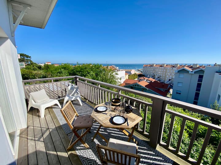 Arcachon Appartement 3 Pièces Vue Mer - Arcachon