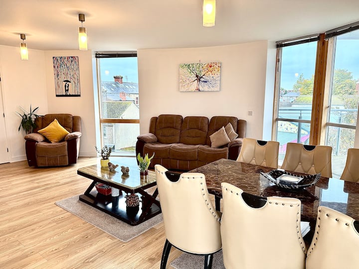 Charming Spacious Apt - River View-free Parking - Dublin