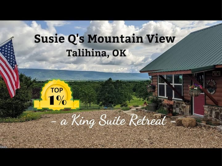 Susie Q's Mountain View King Suite Retreat - Oklahoma