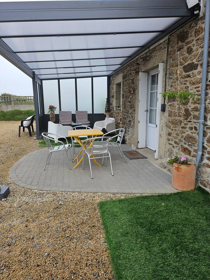 Belle Maison Clôturée, Jardin, Wifi, Bord De Mer - Saint-Coulomb