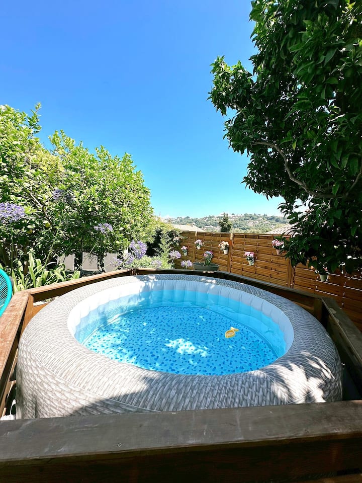 Bas De Villa Clim, Spa, Proche Château Et Plages - Saint-Laurent-du-Var