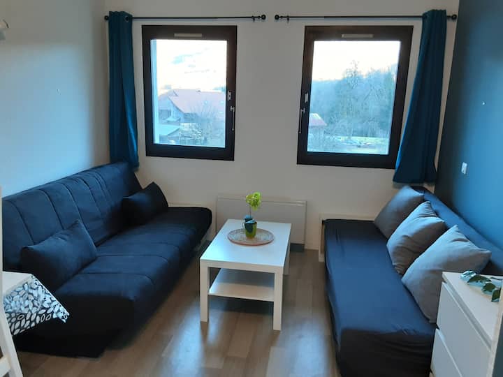 Studio Cosy De 4 Couchages à Onnion - Haute-Savoie