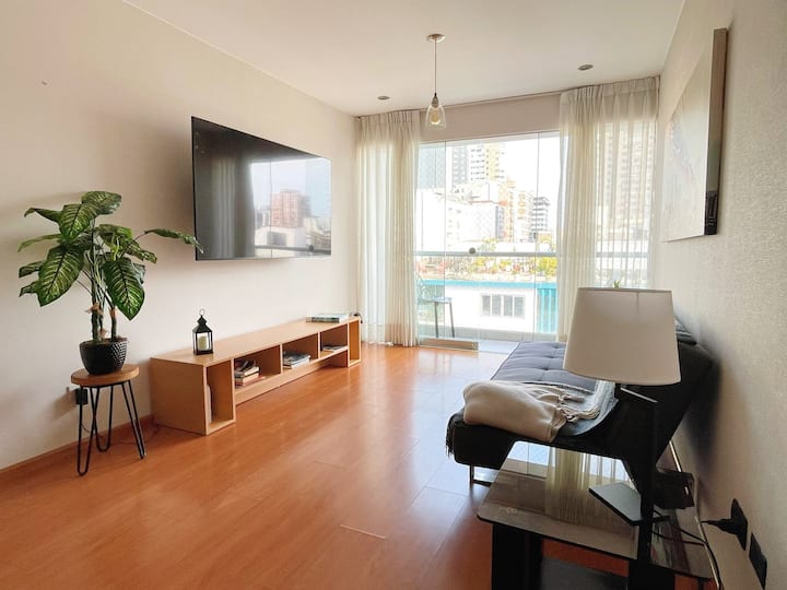Confortable 3br Apt In The Heart Of Miraflores - Lima