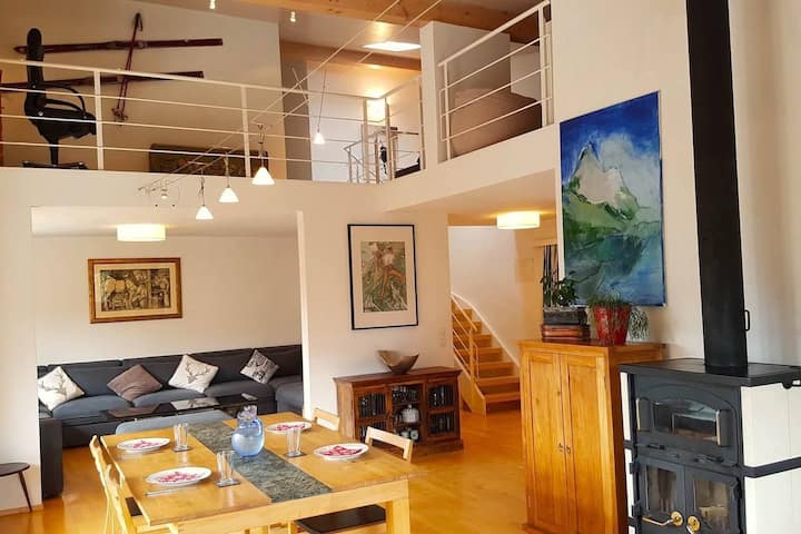 Spacious, Open-plan And Peaceful Chalet In Salums - Flims