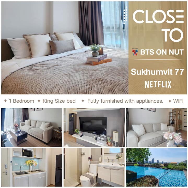 Luxury Privacy,sukhumvit 77 Bkk Bts-wifi-netflix - Phra Khanong