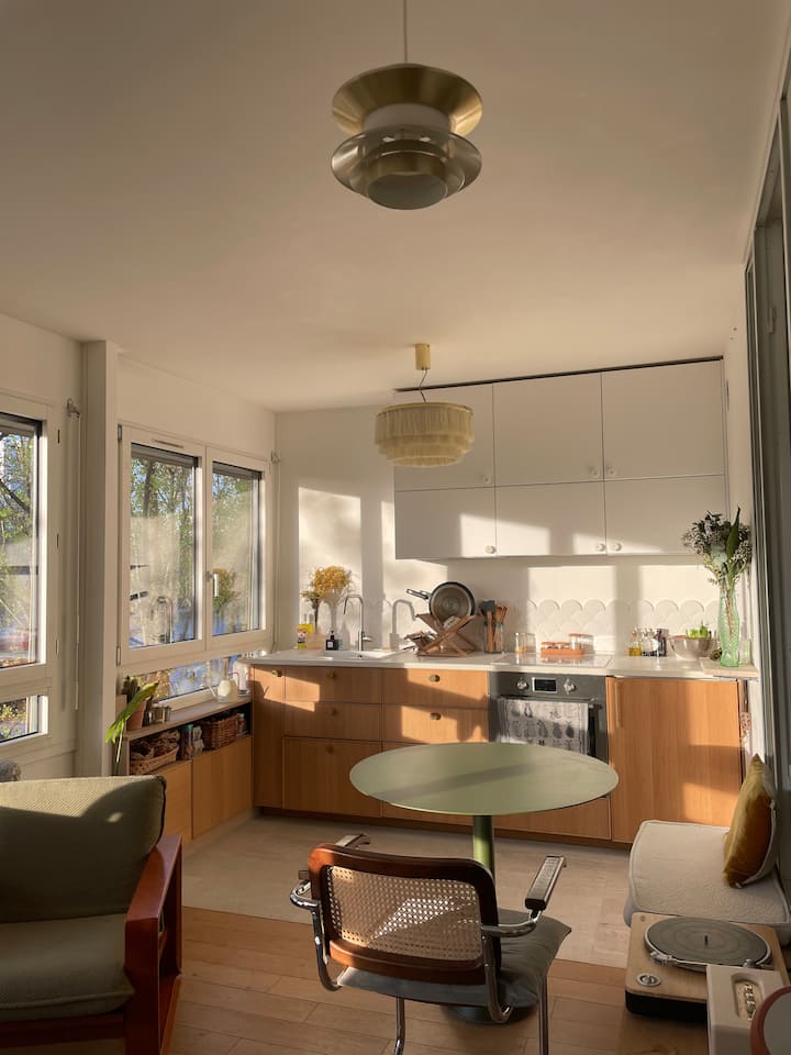 Appartement Avec Vue Sur Le Canal De L'ourcq - Quartier de Belleville