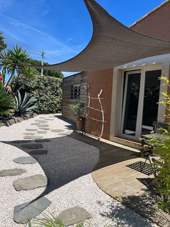 Chambre Privative Avec Jardin Et Coin Cuisine - Agde