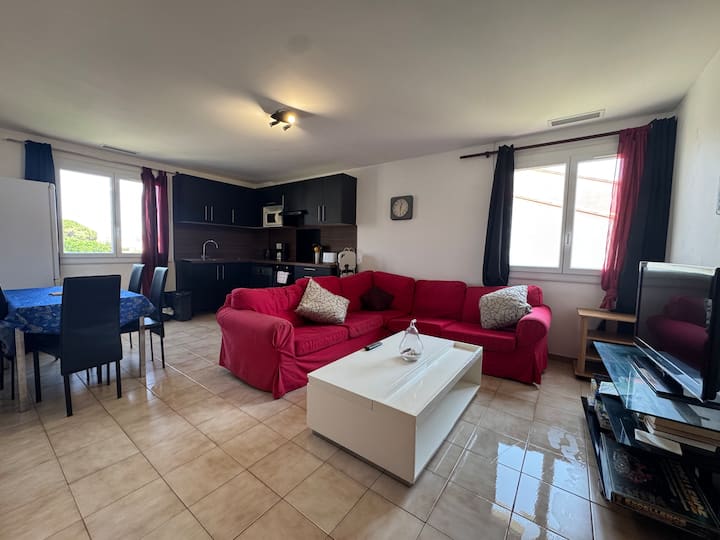 Magnifique Logement Au Calme à La Plage- 1e éTage - Saint-Cyprien