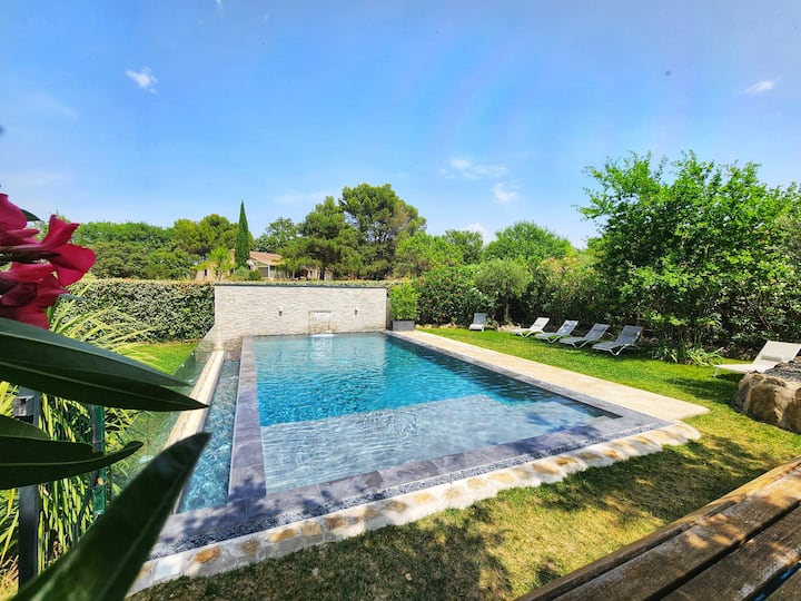 Maison Piscine à Débordement Vue Sur Le Luberon - Gordes