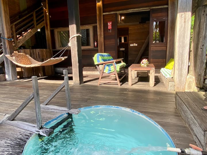 Tropical Home With Chill Pool, Kitchen, Fast Wifi - Bali
