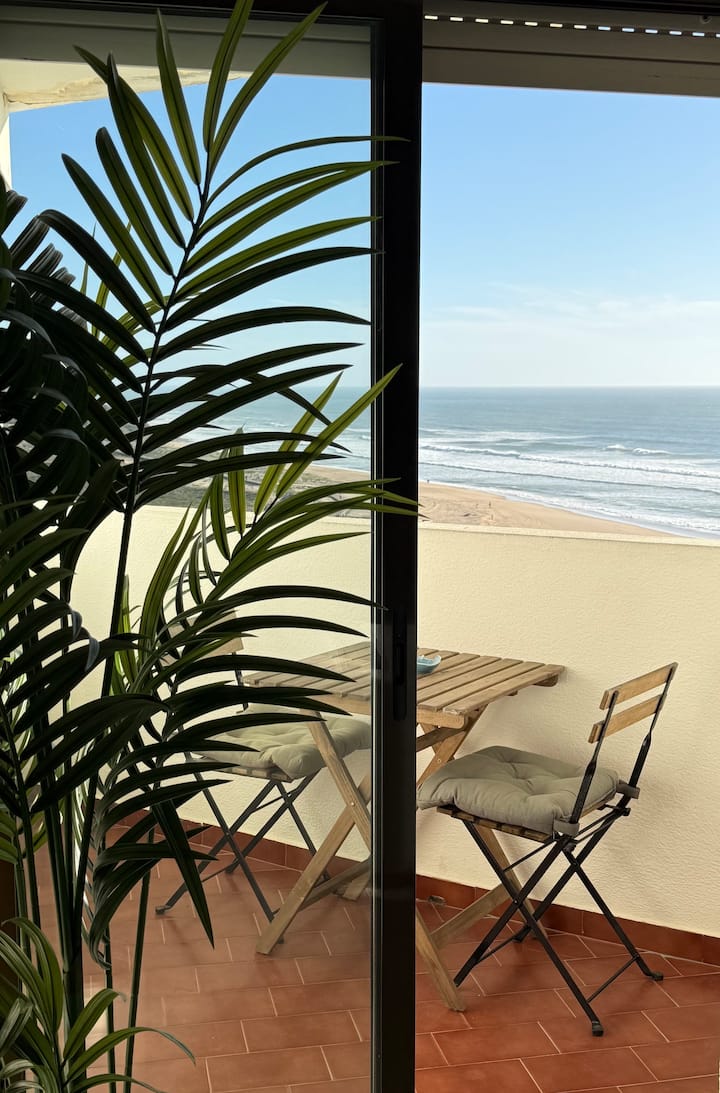 Face à L'océan, Vue Panoramique, Plage 3 Min. Pied - Atalaia