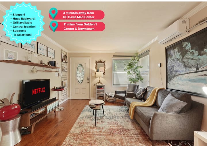 Smart, Eclectic Art House Near The Beat. - Sacramento, CA