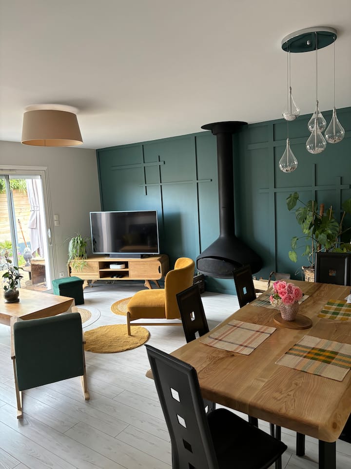 Maison 4pers Au Calme Avec Piscine Chauffée - Saint-Médard-en-Jalles