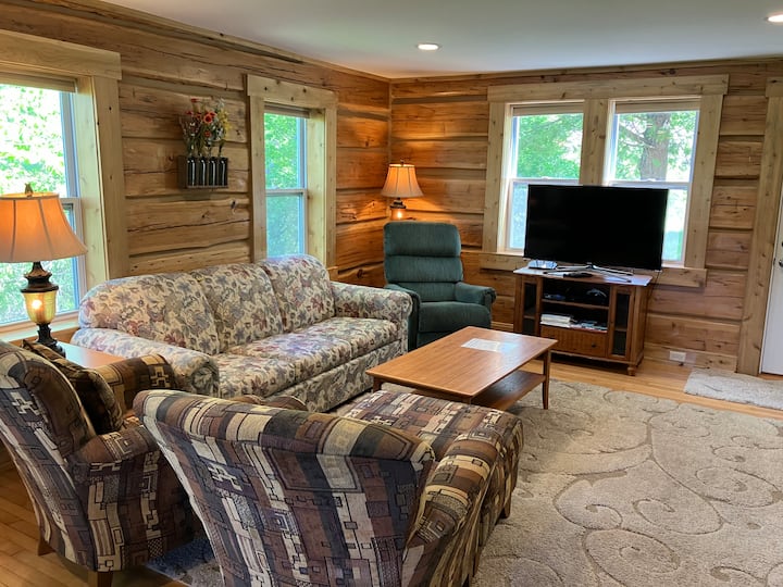 Log Home With Walking Trails - Door County, WI