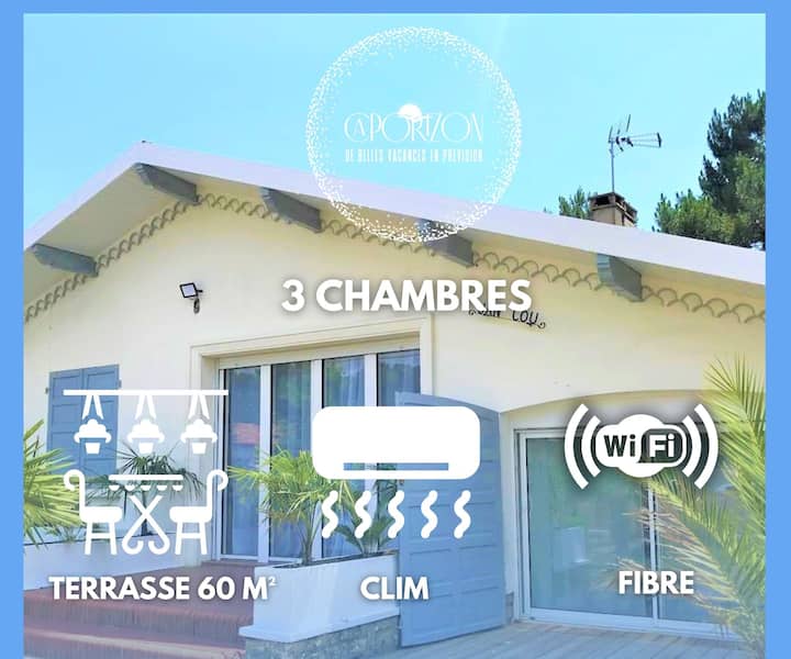 😄Villa Landaise à Labenne Clim Et Grande Terrasse - Labenne