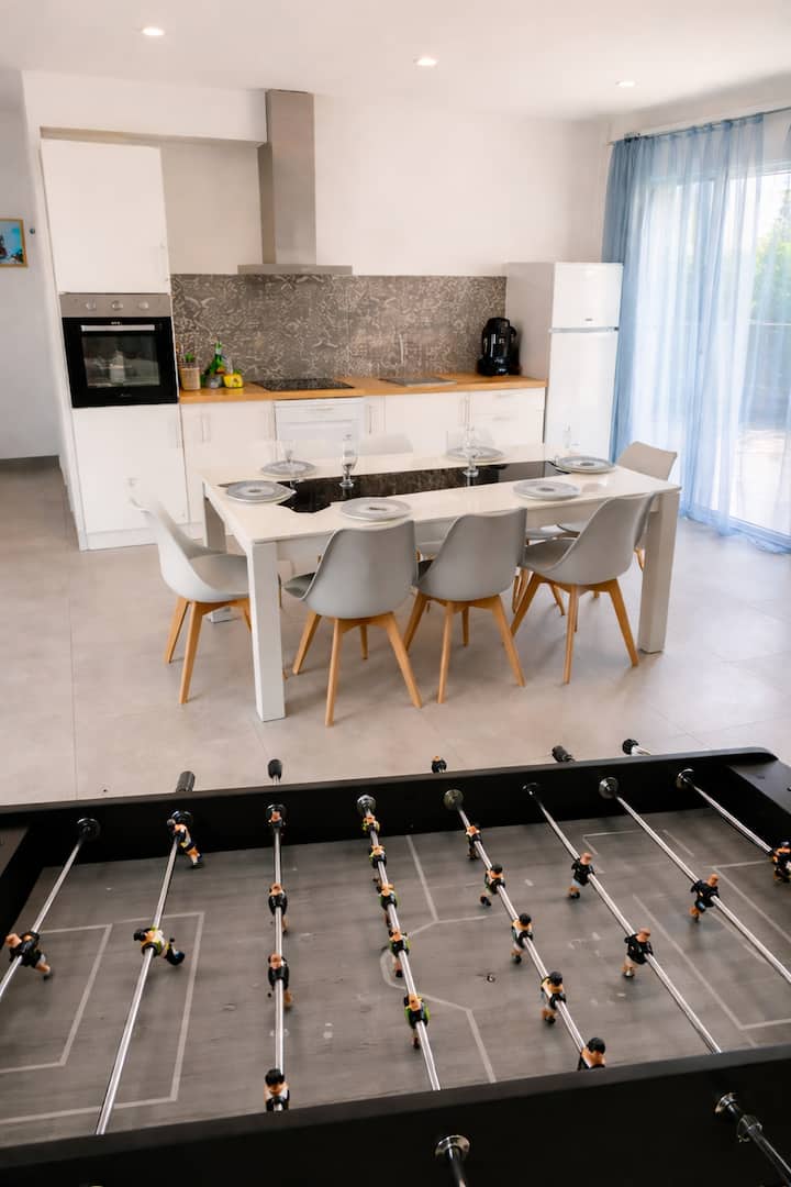 Maison 75m2 Rdc 300m Plage Commerce Babyfoot Wifi - Argelès-sur-Mer