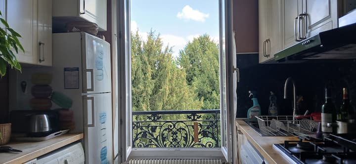 Paris 14e Calme 30m2 Cuisine  M° Glacière à 200m - Porte de Vanves