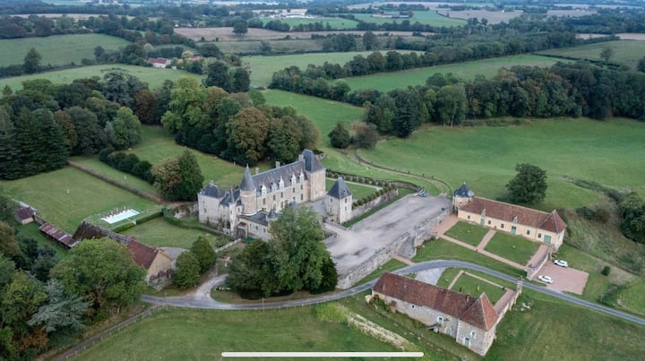 Château Fort Piscine 42ha Cœur Du Perche Normandie - Bellême