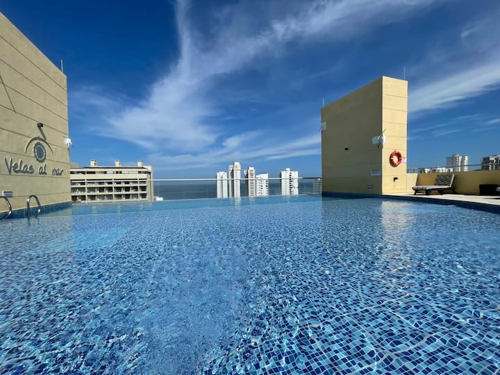 Apartamento Relajante Para Ti   En Rodadero - Santa Marta