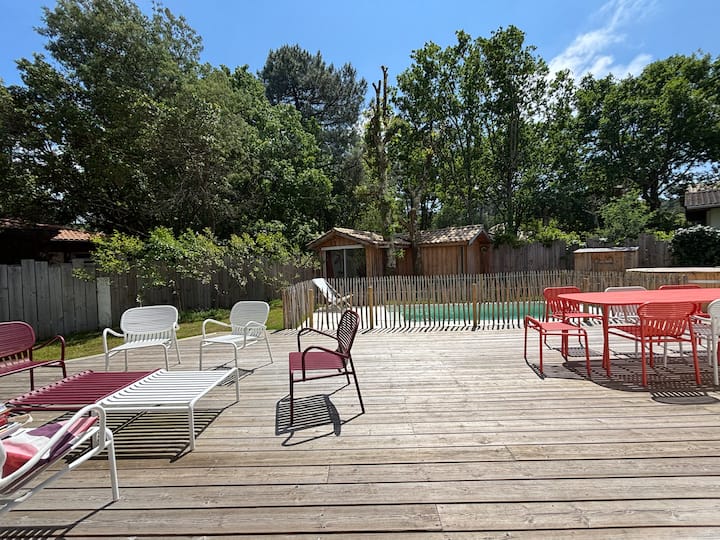 Villa 5 Chbres+piscine Piquey Entre Bassin & Océan - Cap Ferret