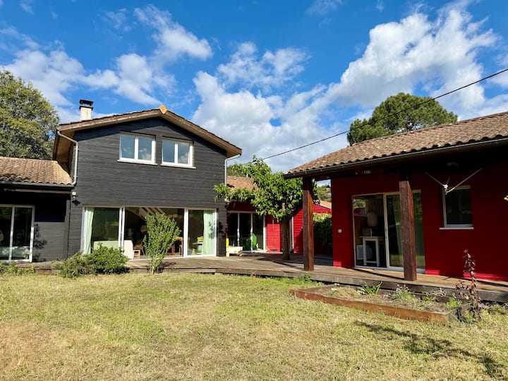 Le Secret Du Lac : Maison 10/12 Pers. à Longarisse - Lacanau
