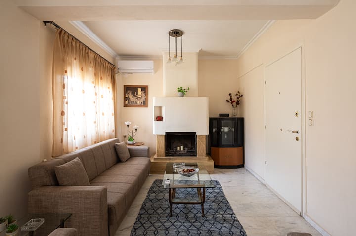 Olimpiaki Akti 2-floor Family Home With A View - Griechenland