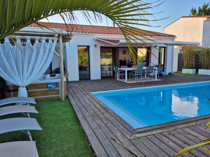 Villa Cosy 4* à Royan  Piscine & Spa Privés - Royan