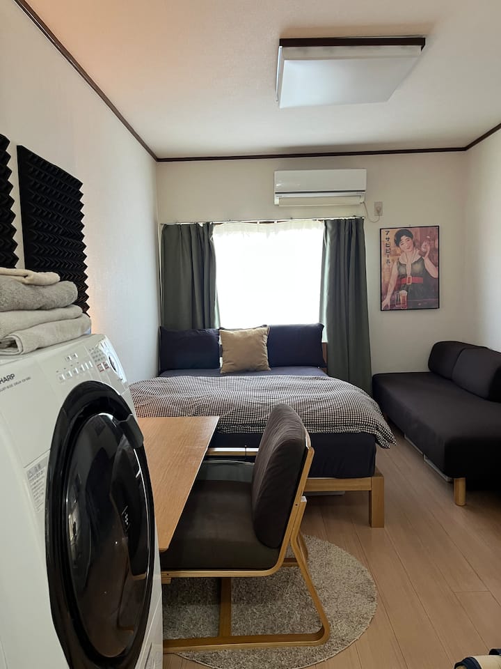 Residential Shinjuku Home W/ Desk & Monitor - Shinjuku City