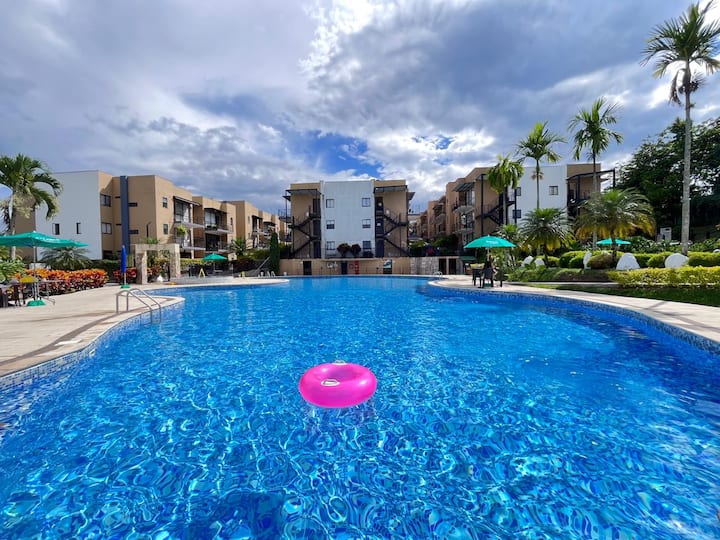 Apto Cerca Parque Café 4 Piscinas+ Jacuzzi - La Tebaida