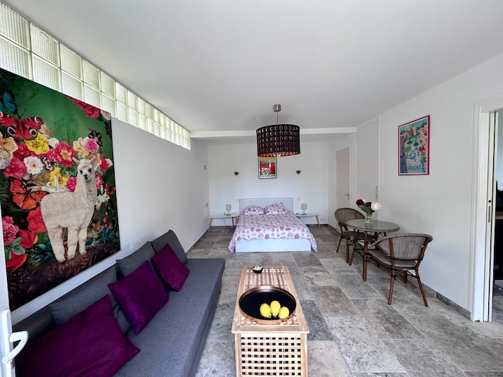 Rez De Villa Joli F1 Avec Jardin Proche Plage - Carqueiranne