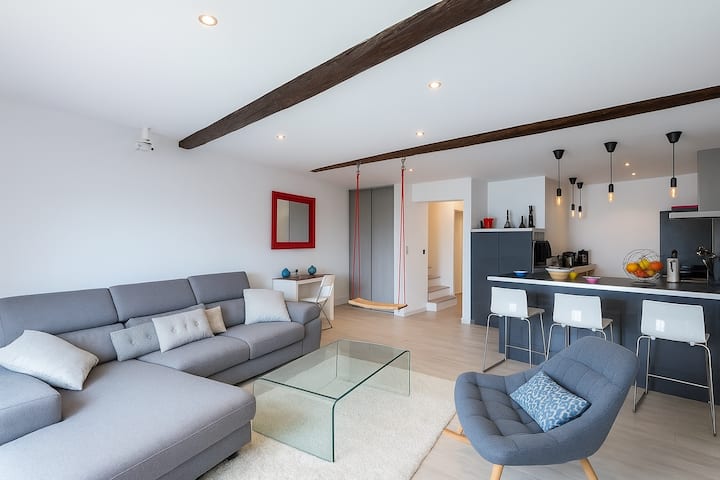 Maison Provençale Style Archi 100 M² Clim Parking - Éguilles