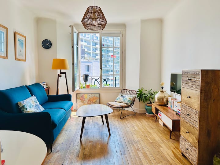 Lumineux & Calme – 200 M Métro Reuilly-diderot - Parijs