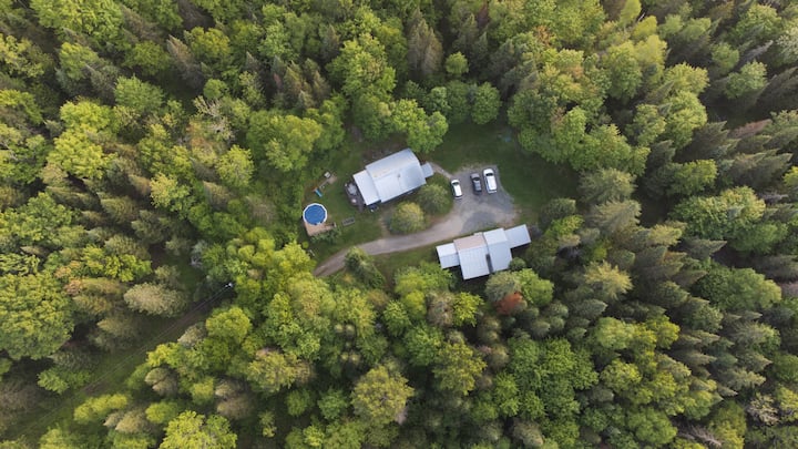Havre De Paix Au Coeur De La Forêt - Laurentides