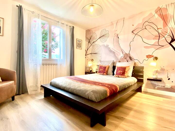 Chambre D’hôte Cosy Près Bordeaux -Sdb, Wc Privée - Lormont