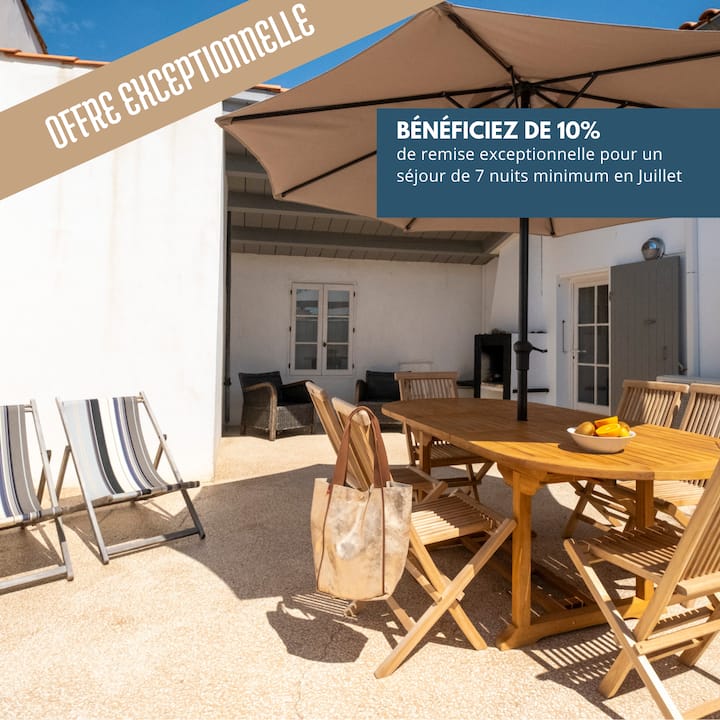 Maison Charmante Proche Plage Et Commerces - Île de Ré