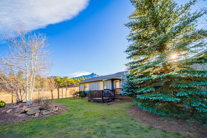 Hot Tub & Starry Nights! Media Room + Fireplace - Estes Park, CO
