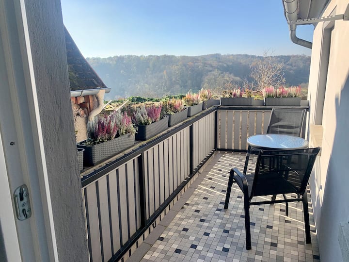 Altstadtapartment Mit Südbalkon Und Einmaligem Blick Ins Taubertal Und Die Weinberge - Rothenburg ob der Tauber