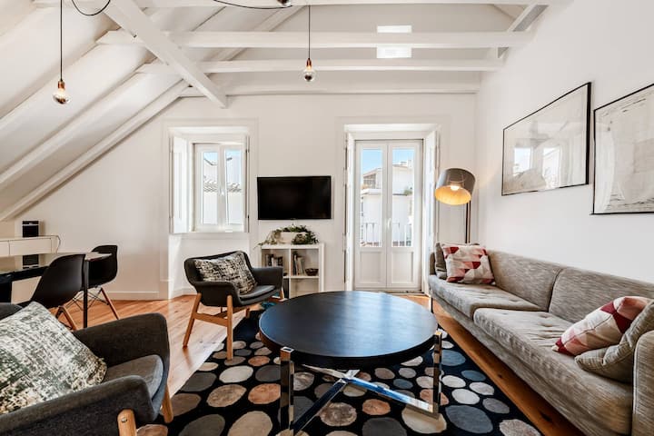 Appartement 120m2 Cascais, T3, Terrasse Au Sud - Estoril